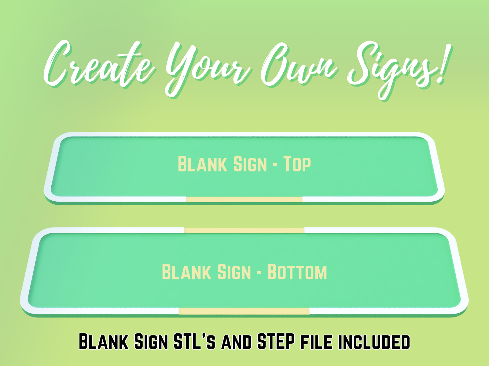 Decorative Street Signs by JamesThePrinter | Download free STL model ...