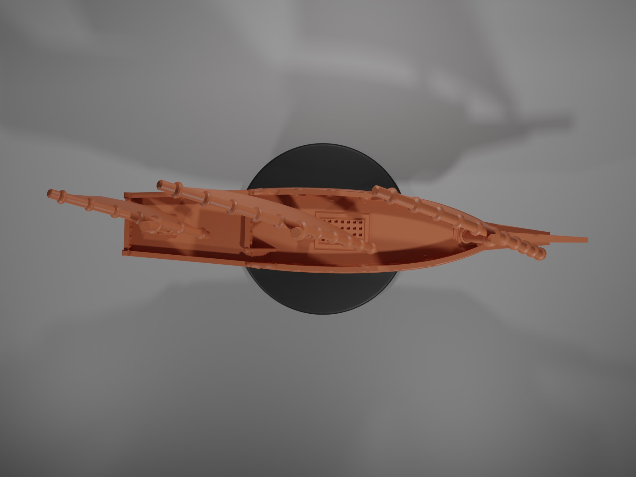 Xebec Sailing Ship Gaming Miniature Compatible with DnD Spelljammer by ...