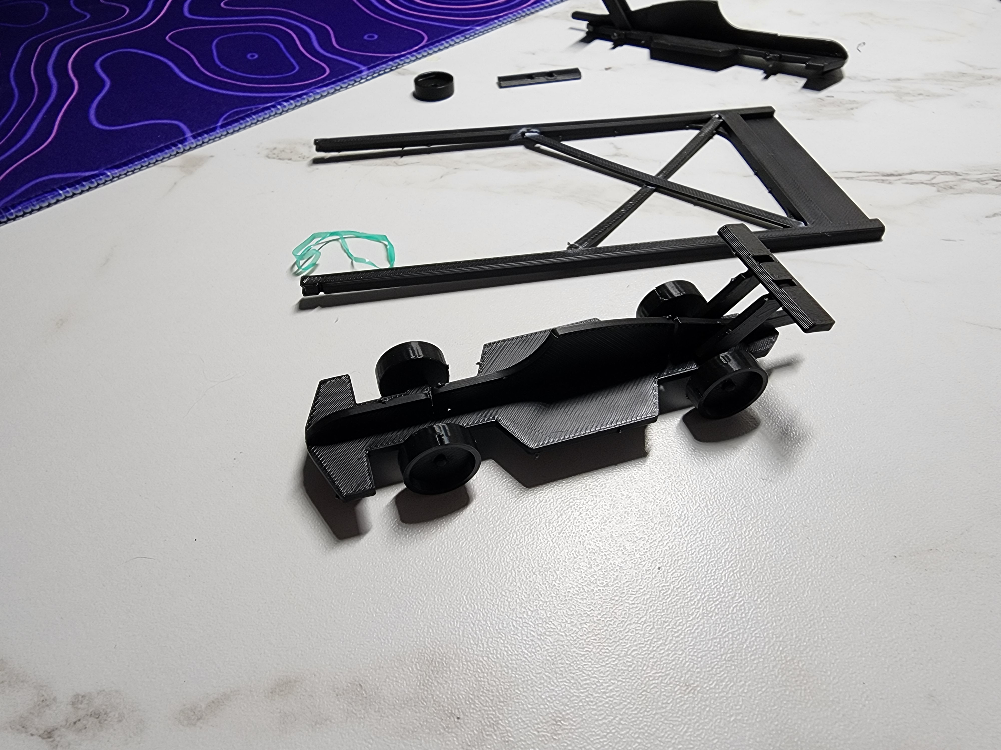 Mighty Mini Race Car(d) (LOW WASTE!) by J R | Download free STL model ...