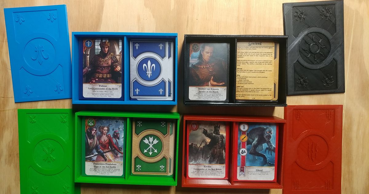 WITCHER GWENT Deck Boxes by Farscape1111 | Download free STL model ...