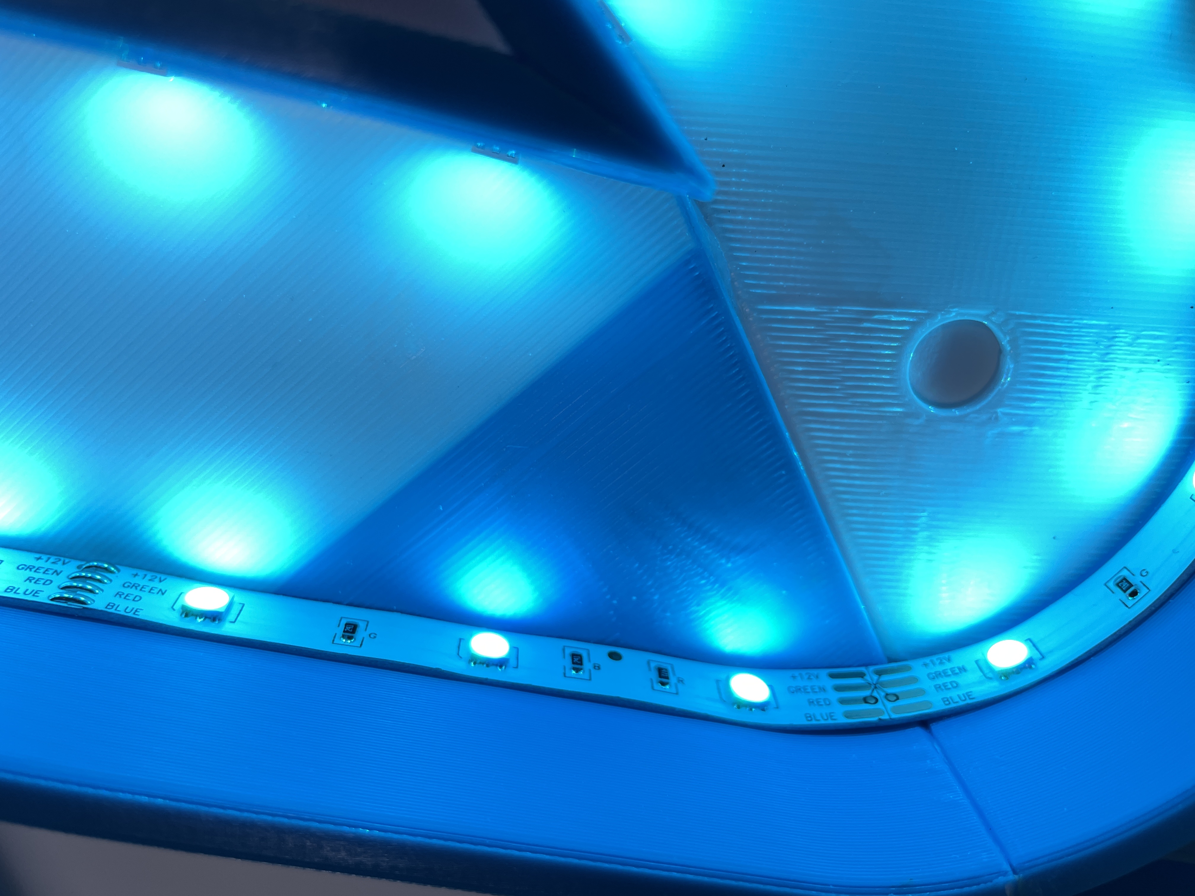 Flo 3D printed illuminated wall sign by robomaniac | Download free STL ...