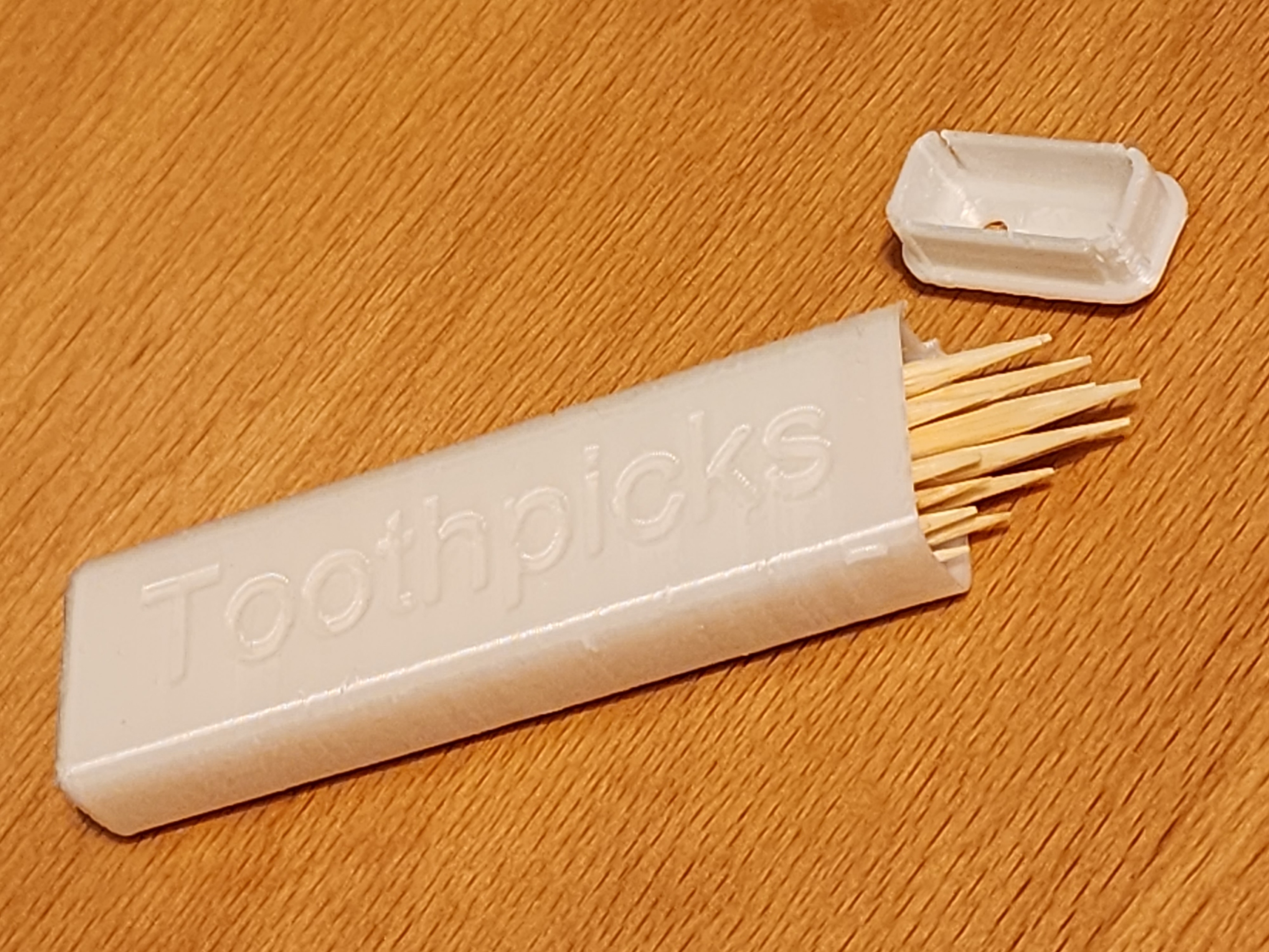 Toothpick Travel Case/Dispenser by Joe | Download free STL model ...