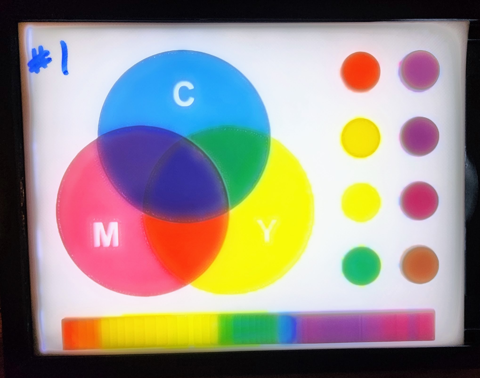 CMY Color Lithophane by danderson | Download free STL model ...
