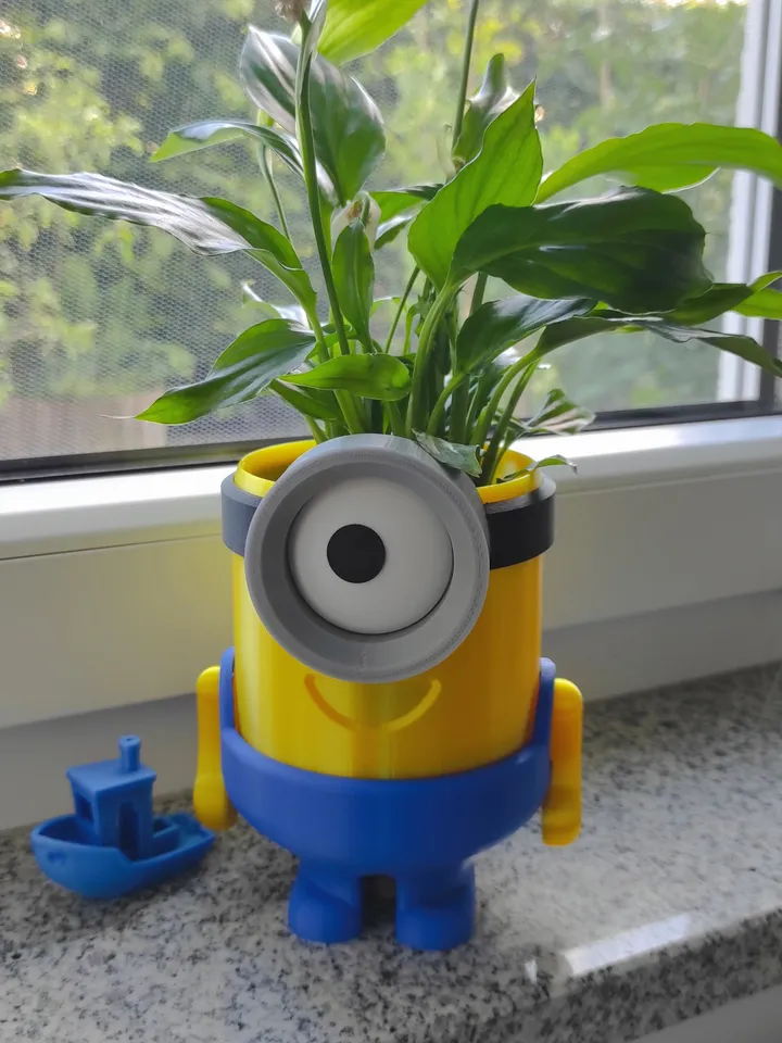 Minion Planter by STR | Download free STL model | Printables.com