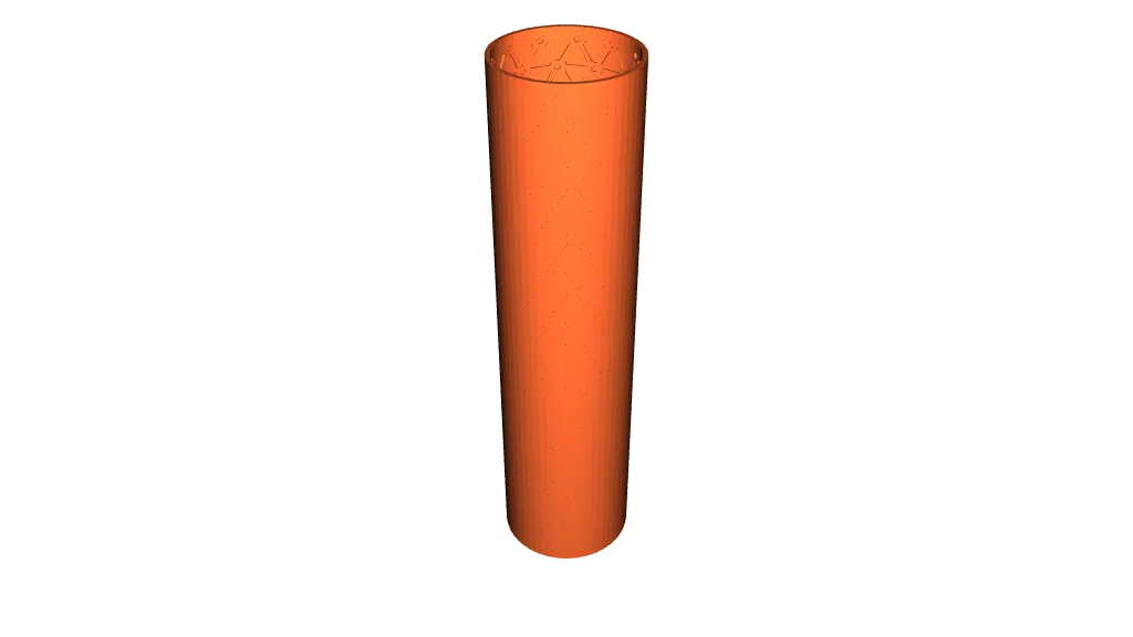 Isogrid Cylinder by blueMage | Download free STL model | Printables.com