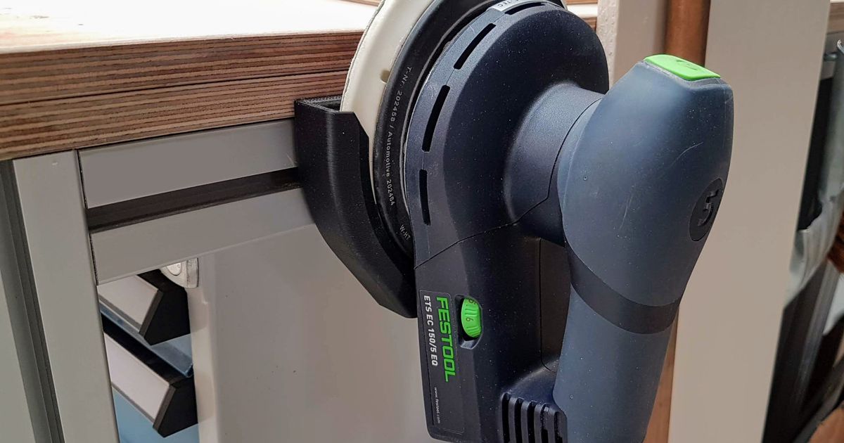 Sander Wall Mount 150mm Festool ETS EC 150 Wall Bracket by Extrutim ...