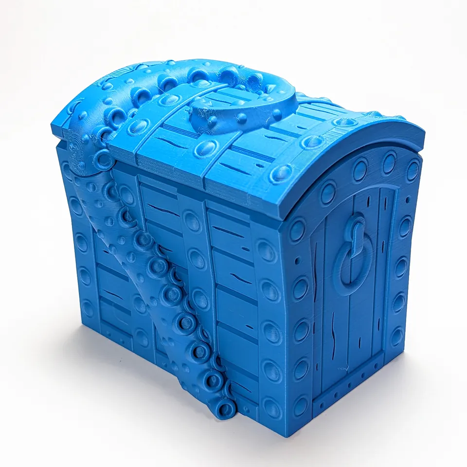 609 Tentacle Treasure Chest by Clockspring | Download free STL model ...