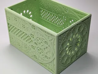 594 Gothic Hourglass Case by Clockspring | Download free STL model ...