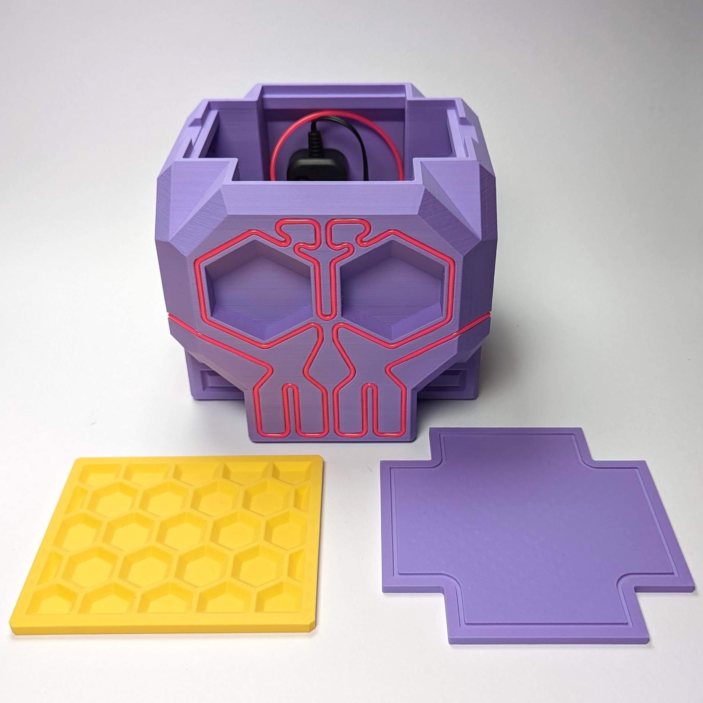 586 Neon Skullbox by Clockspring | Printables Store