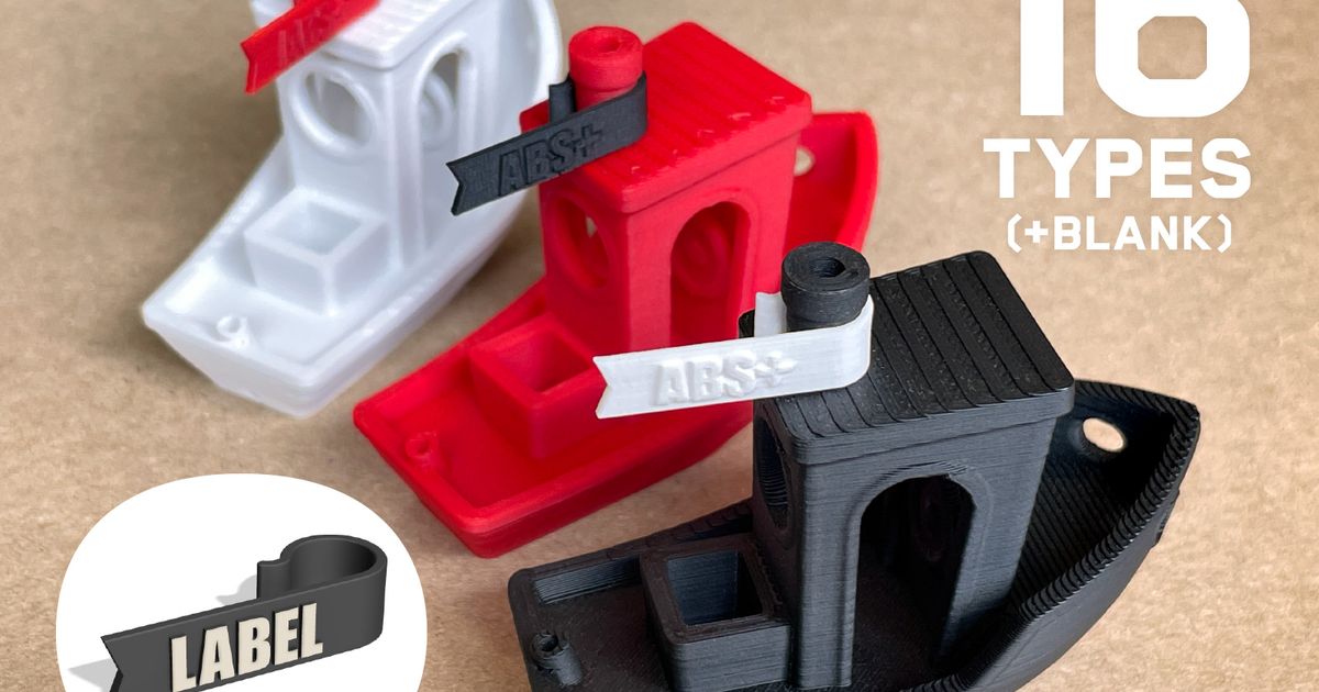 Clip Tag for Benchy (Customizable) by TrocheHole | Download free STL ...