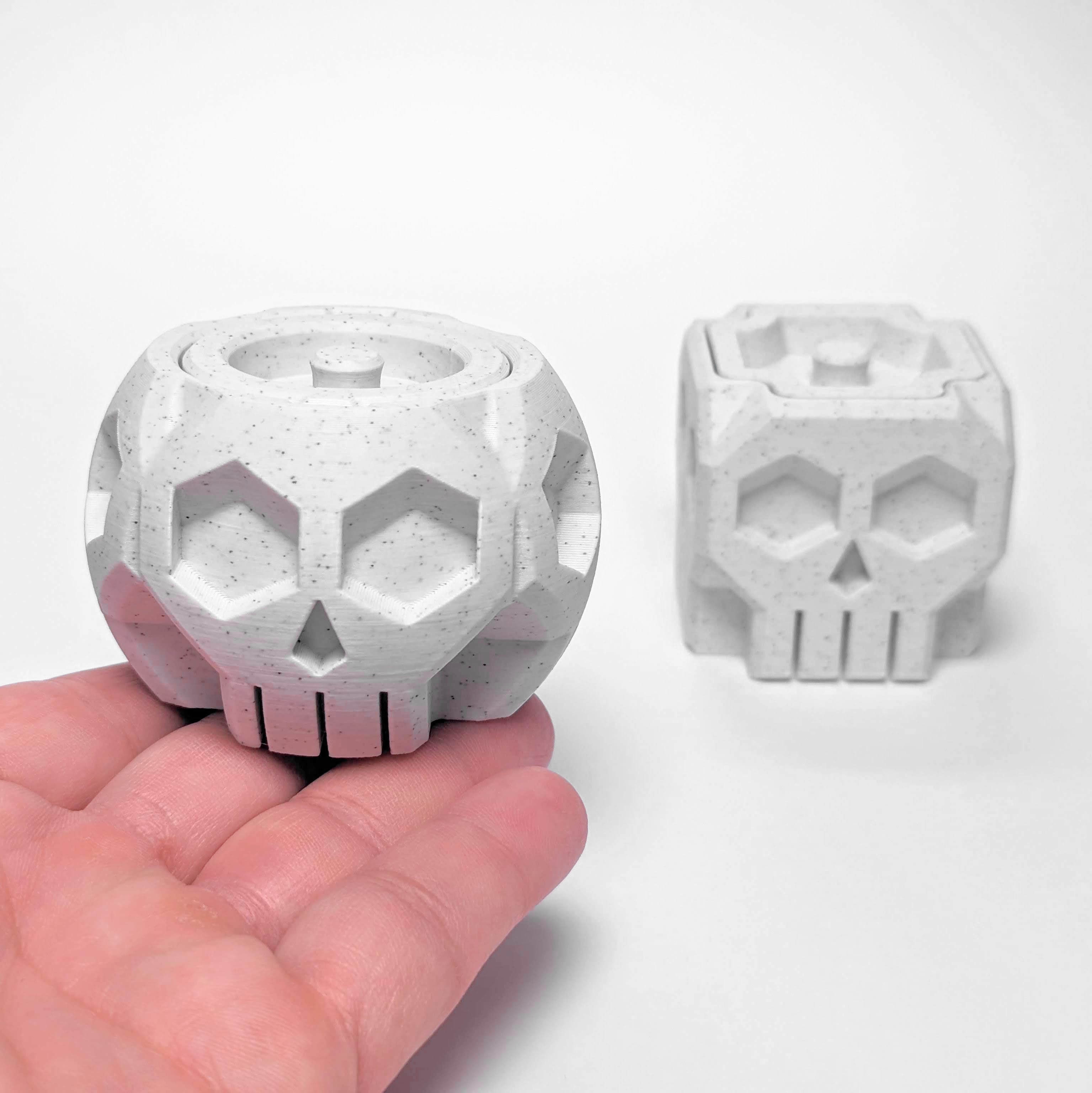 Skullcube and Skullball by Clockspring | Printables Store