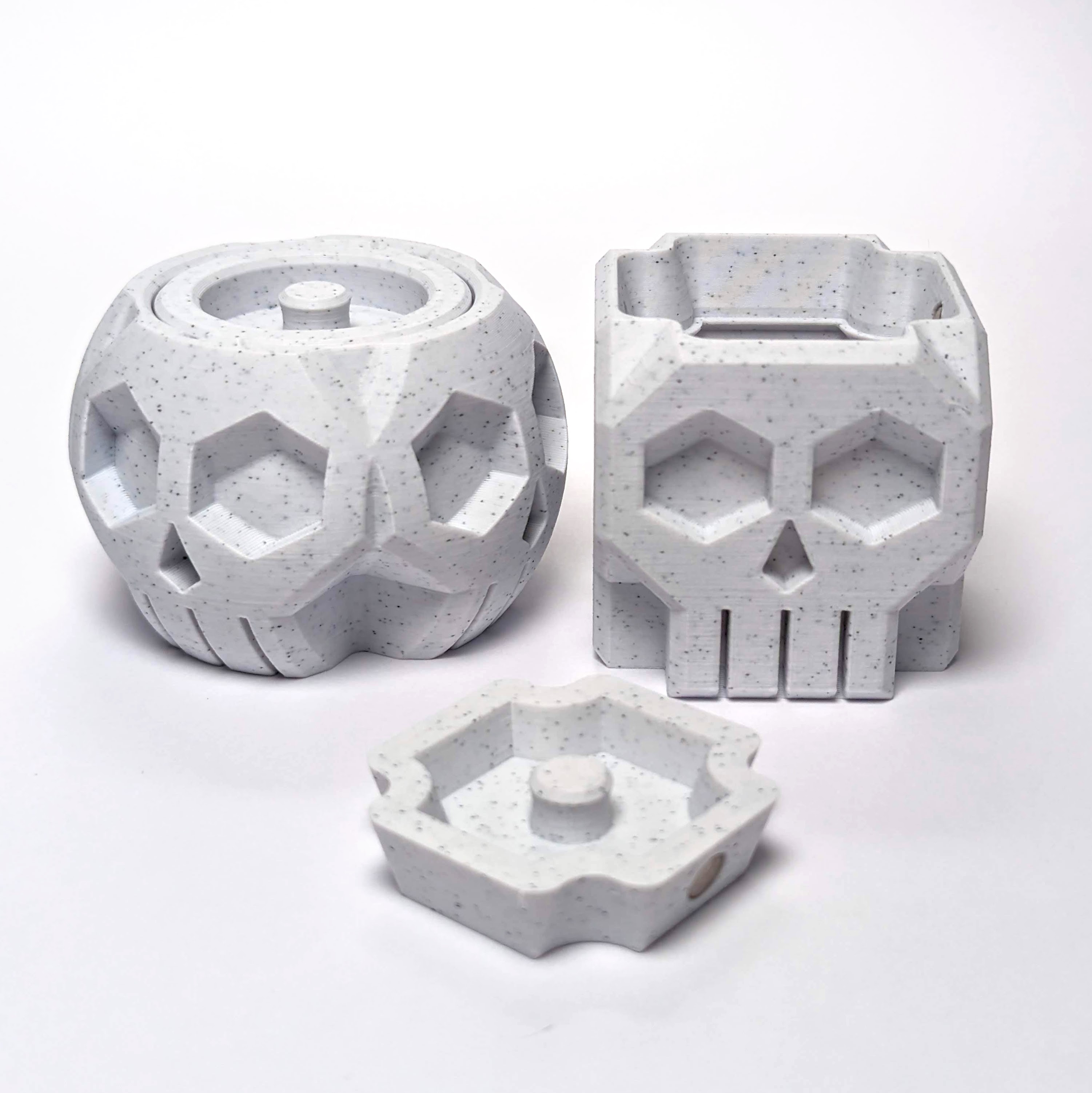 Skullcube and Skullball by Clockspring | Printables Store