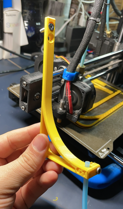 Filament Guide for Hanging Spools by GeekToyBox | Download free STL ...