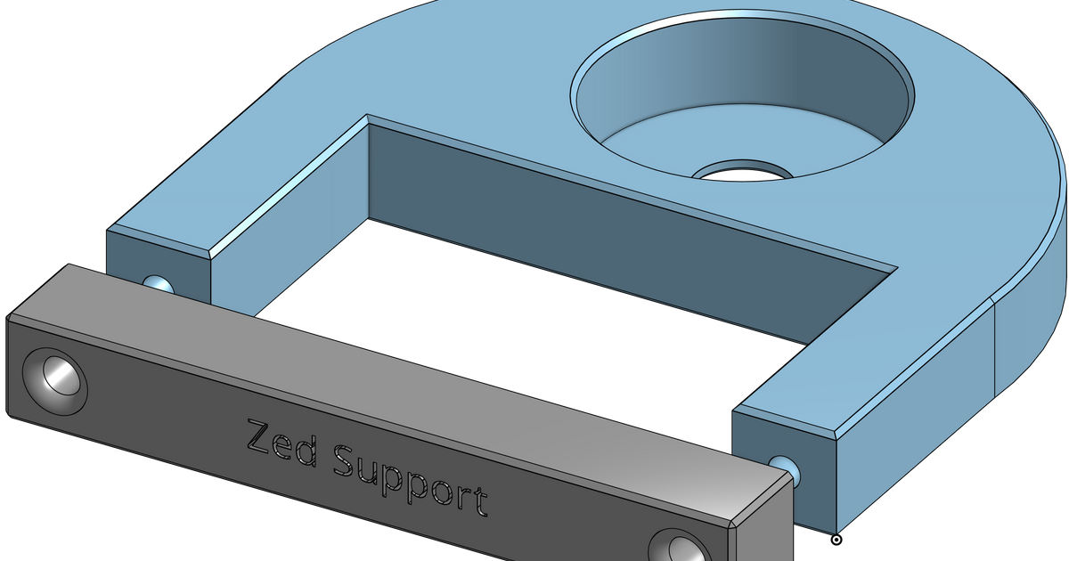 Anycubic Kobra Zed Rod Support by prebres69 | Download free STL model ...