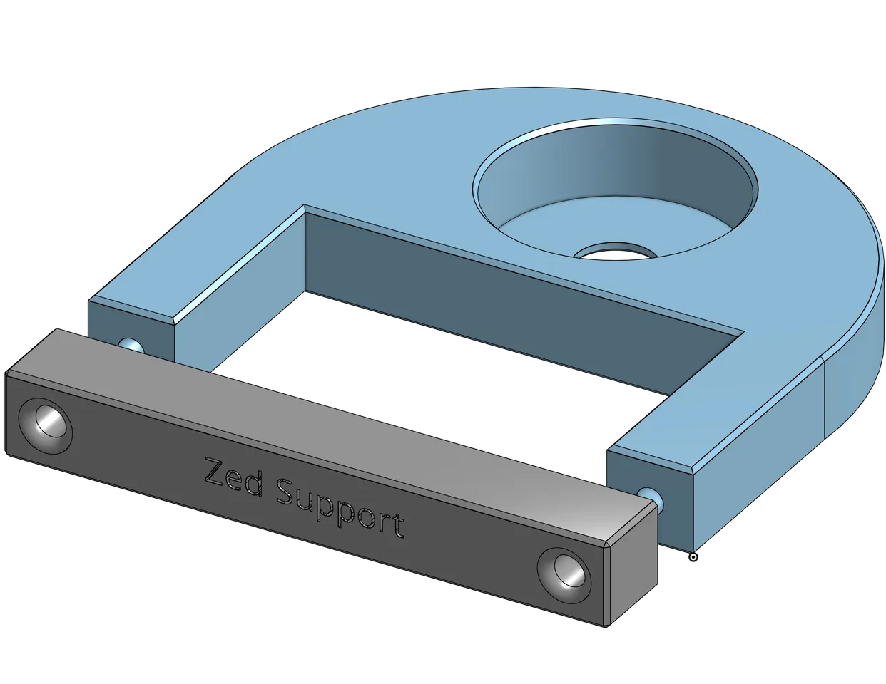 Anycubic Kobra Zed Rod Support by prebres69 | Download free STL model ...