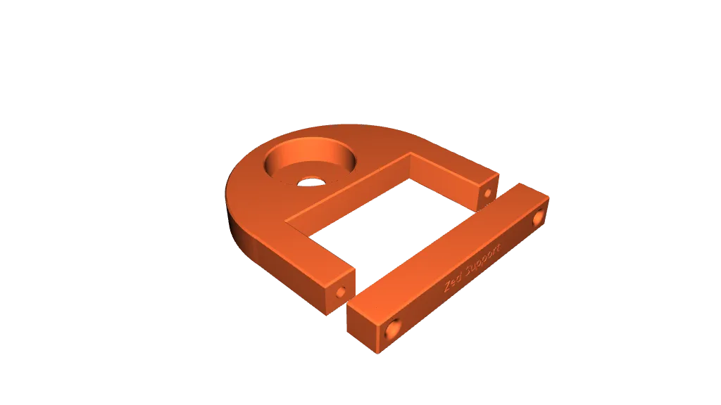 Anycubic Kobra Zed Rod Support by prebres69 | Download free STL model ...