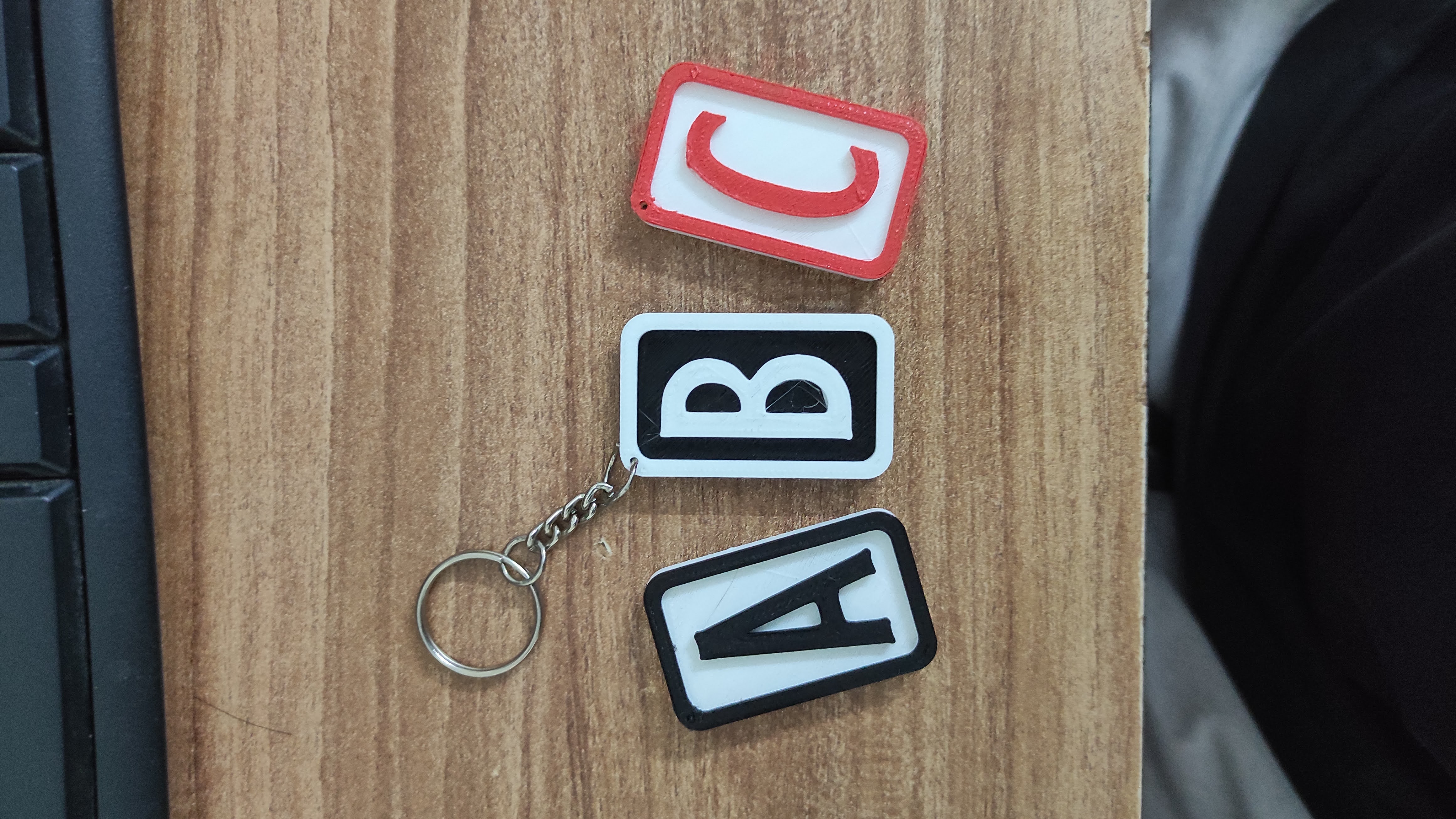 Letter keychains A2Z by CJ | Download free STL model | Printables.com