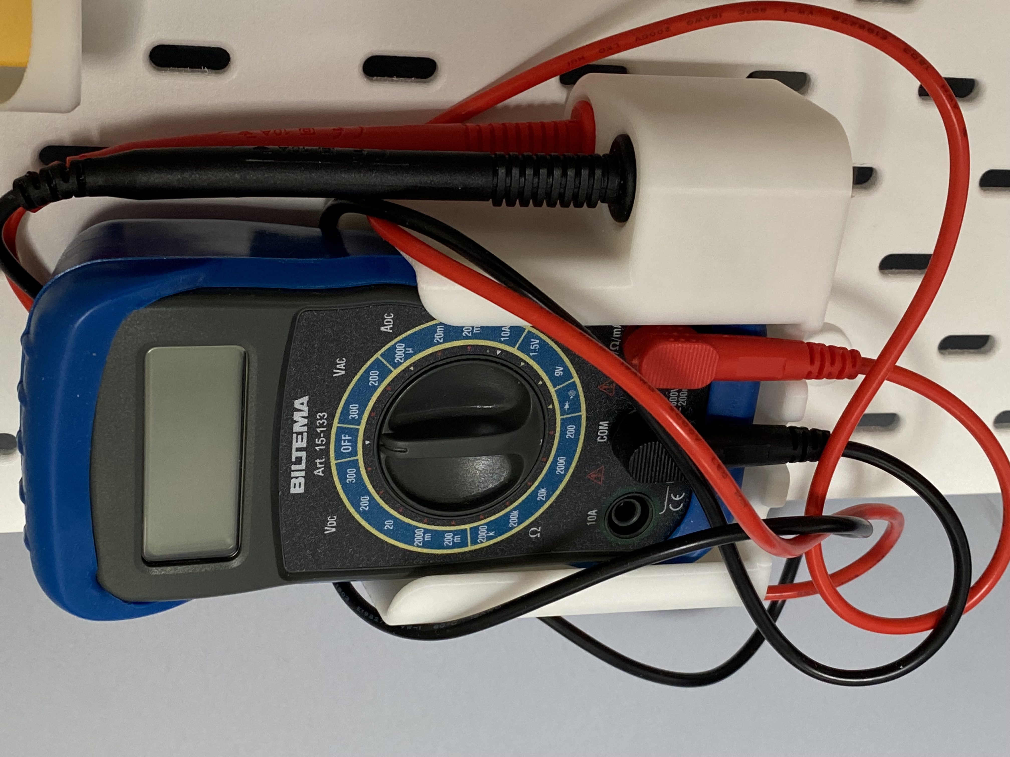 Multimeter Holder biltema for Ikea skadis pegboard by Kristian ...