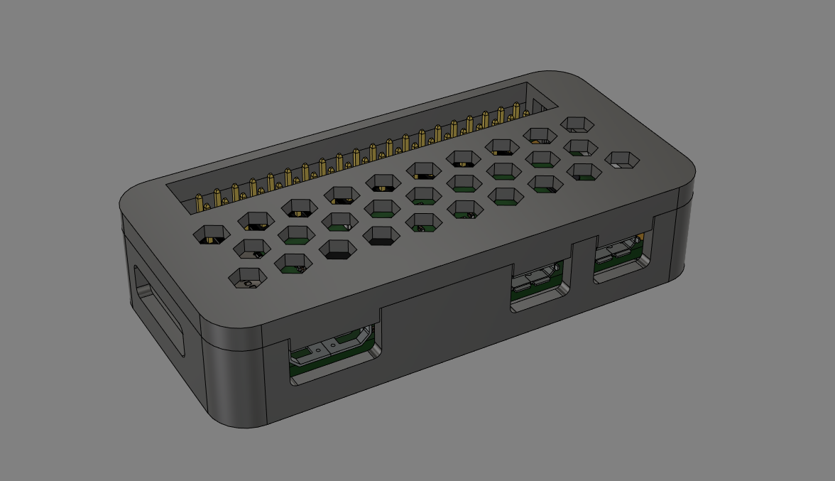 Improved Raspberry Pi Zero Case by Ata Kerem | Download free STL model | Printables.com
