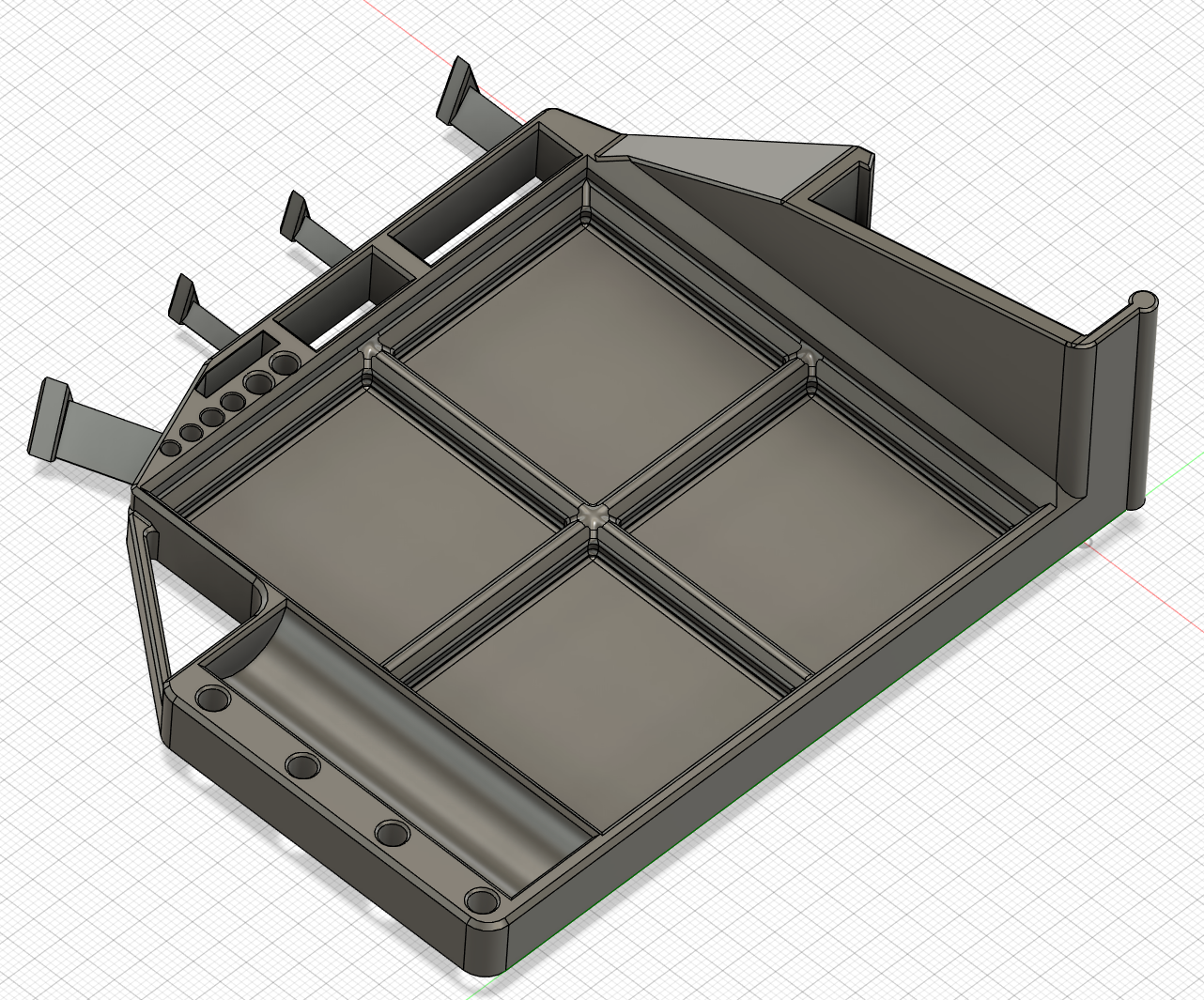 Prusa MK4 tool box with gridfinity by KaliM | Download free STL model ...