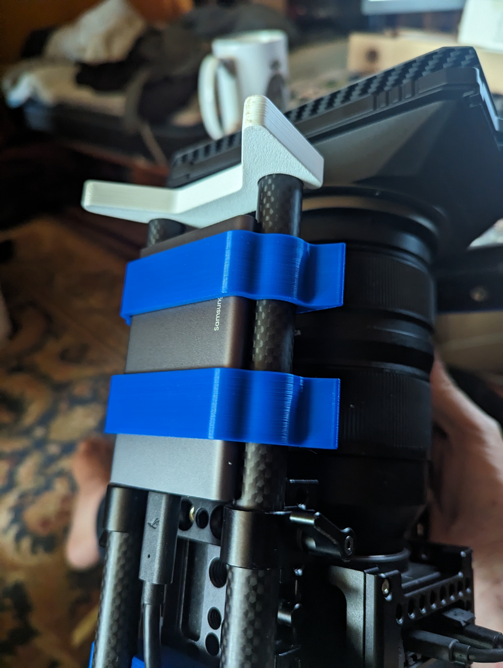 15mm rail T5 and T7 SSD mount by Dan m | Download free STL model ...
