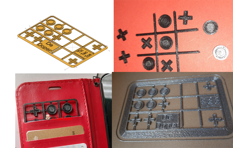 Tic Tac Toe pop out credit card by Dedoper | Download free STL model ...