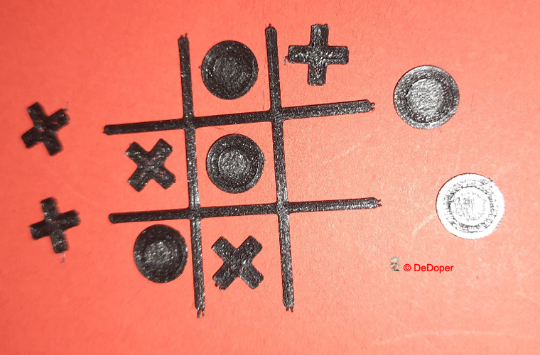 Tic Tac Toe pop out credit card by Dedoper | Download free STL model ...