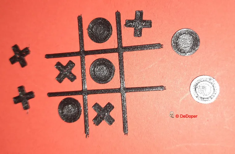 Tic Tac Toe pop out credit card by Dedoper | Download free STL model ...