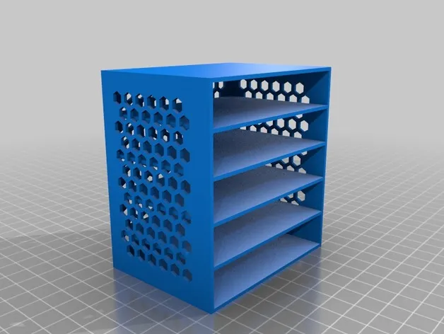 Hex drawer/storage container by Adam Tamimi | Download free STL model | Printables.com
