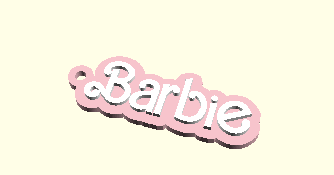 Barbie Edition - Custom Name Tag/Keychain by CalebTimoteo | Download ...