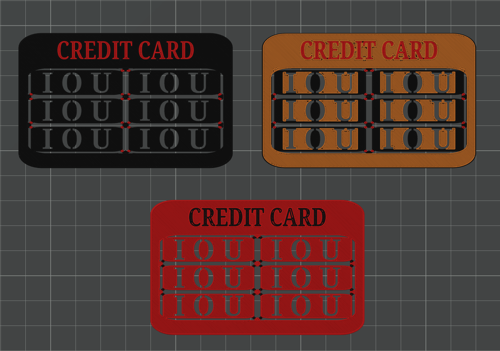 The Ultimate Person Credit Card Pop Out IOU's Fun Debit Kit Card! by ...