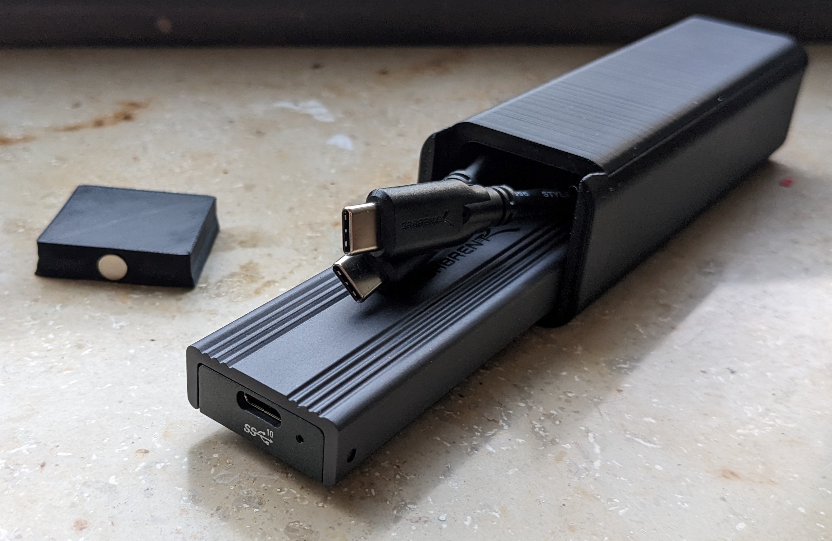 Sabrent M.2 PCIe USB Enclosure - Case with lid by Phil Asdf | Download ...
