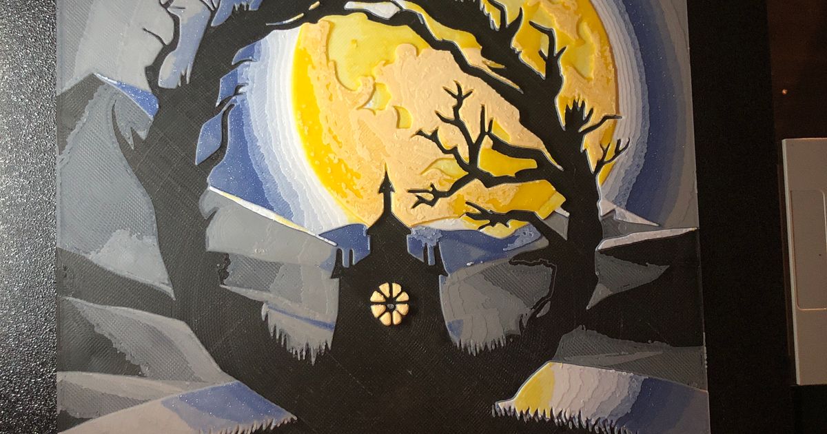 Moonlight Shadow Ring by Lorinan | Download free STL model | Printables.com