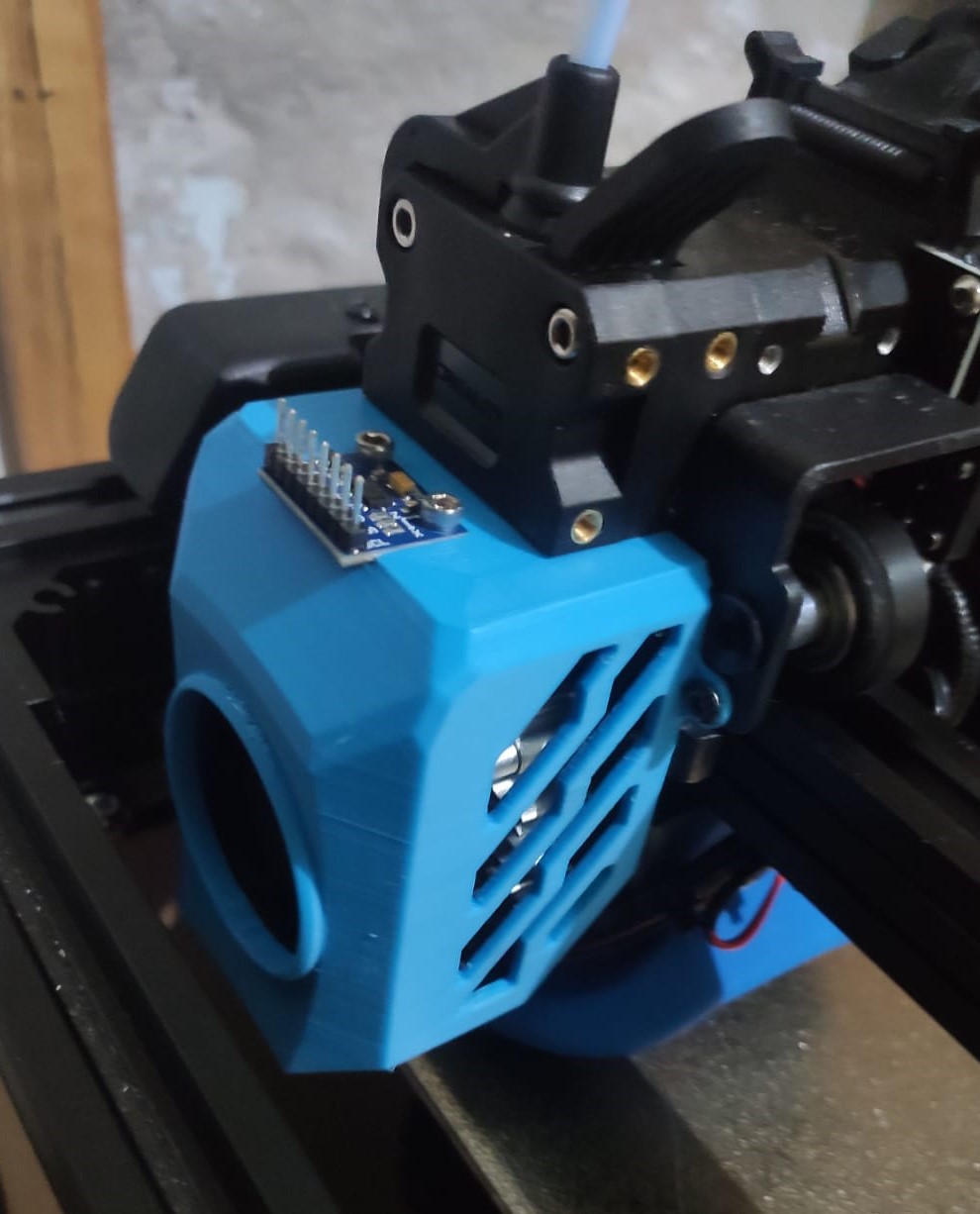 Ender 5 s1 hotend cover 20mm fan adxl support by Michael B Doherty ...