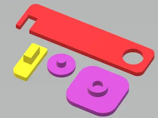 Safety Lock by Whiteboy Funk | Download free STL model | Printables.com