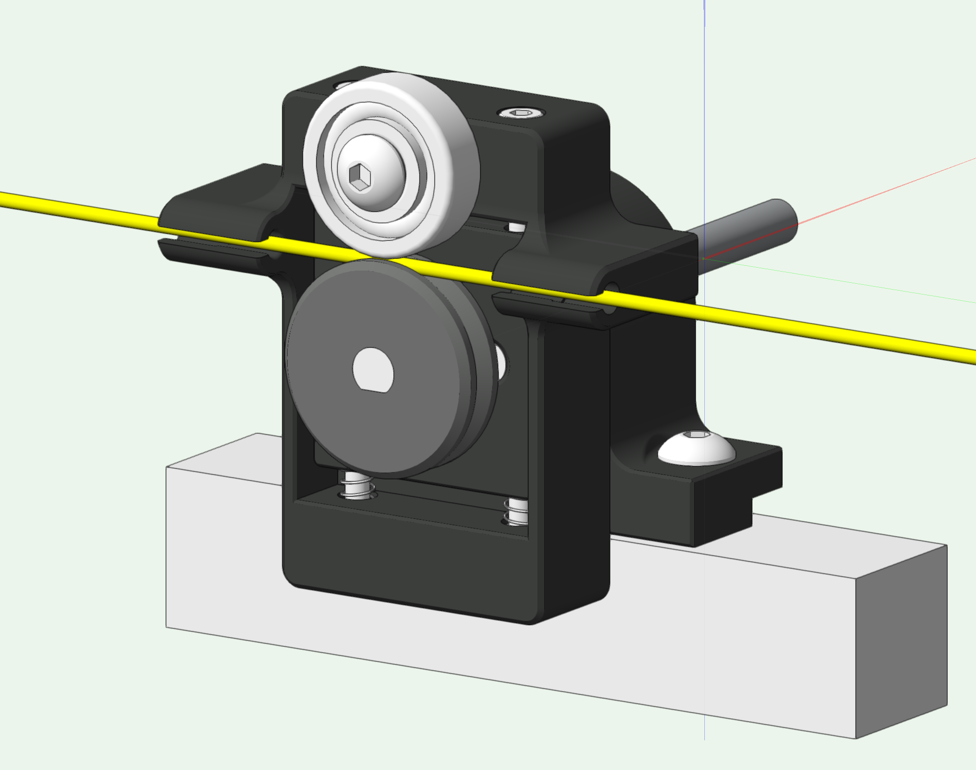 Filament Motion Sensor Encoder v2 by Jason | Download free STL model ...
