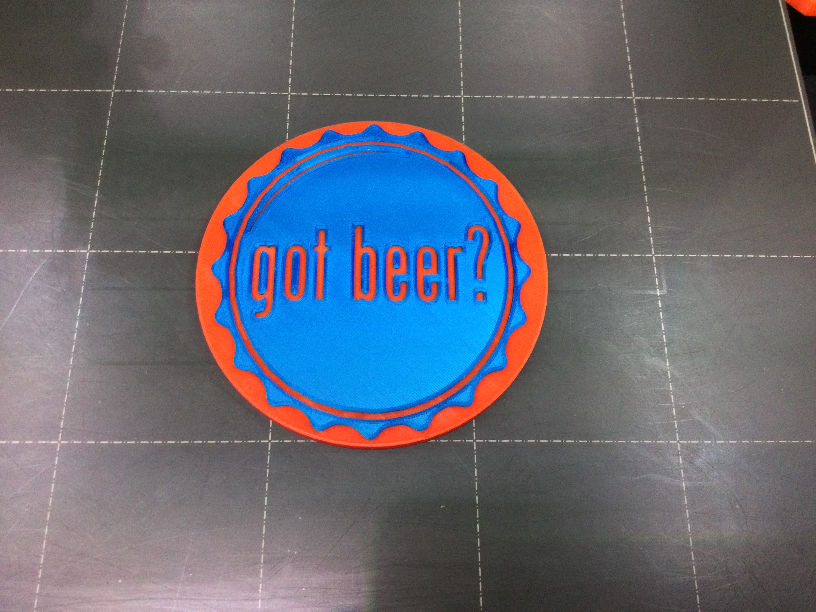 Got Beer Coaster - Dual Color by RMECU311 | Download free STL model ...
