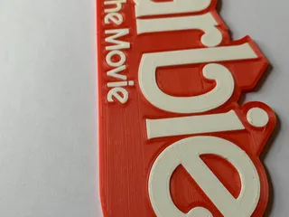 Barbie Movie Sign by AxelShield | Download free STL model | Printables.com