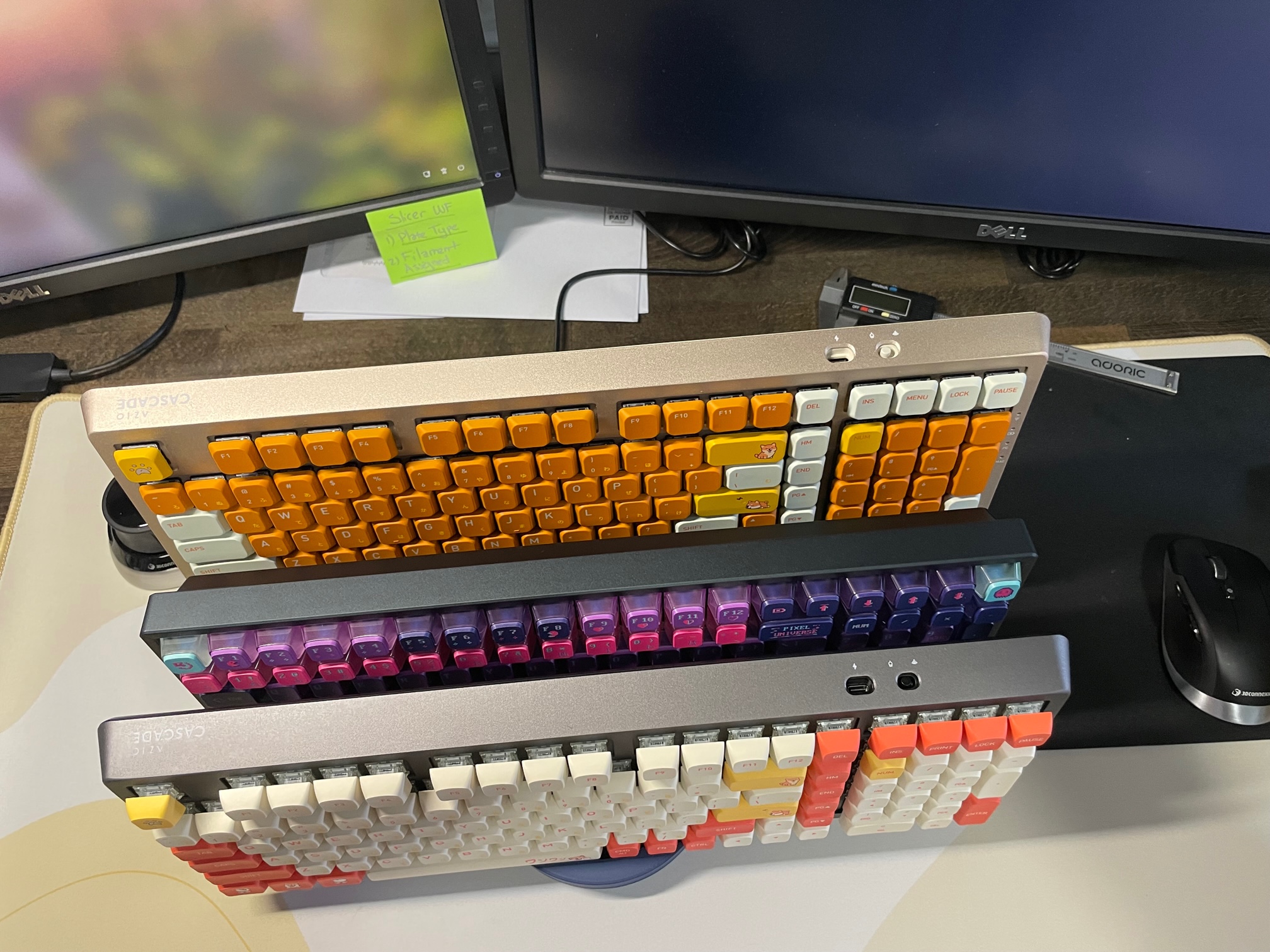 Tiered Triple Keyboard Stand by Jazz | Download free STL model ...