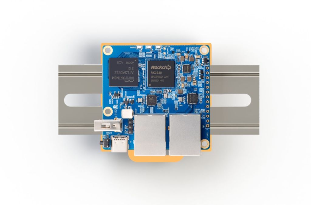 Orange Pi R1 Plus LTS DIN rail mount by KaosuNeko | Download free STL ...