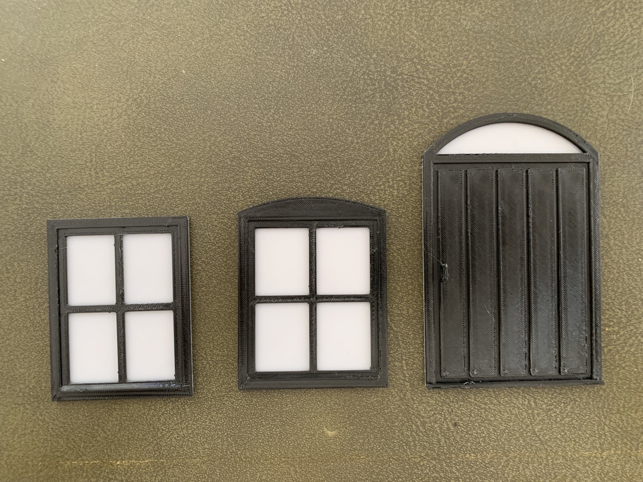 Door and Windows for a Model by Stefan R | Download free STL model ...