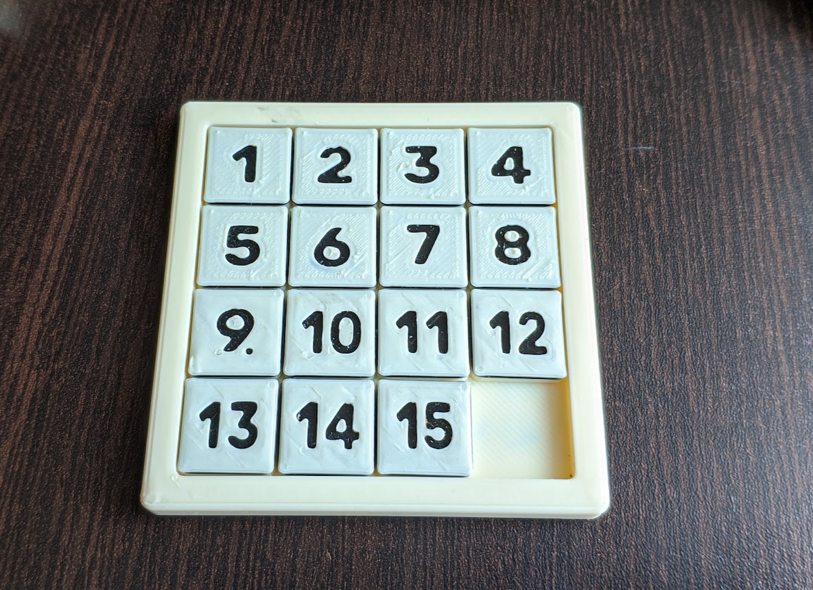 Magnetic Eigth/Fifteen puzzle by Robinek70 | Download free STL model ...