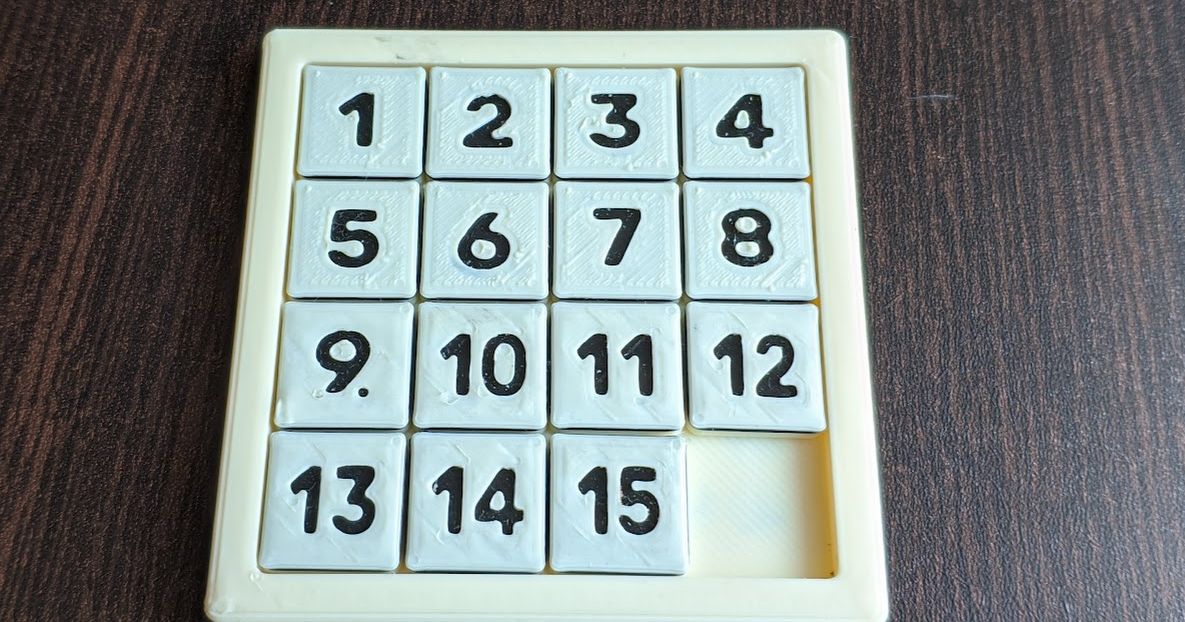 Magnetic Eigth/Fifteen puzzle by Robinek70 | Download free STL model | Printables.com