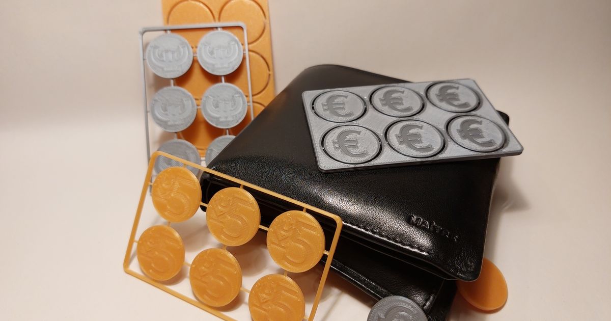 Emergency Cart Coin / Token Kit Card (€, Kč, US Quarter) by Repoholy ...