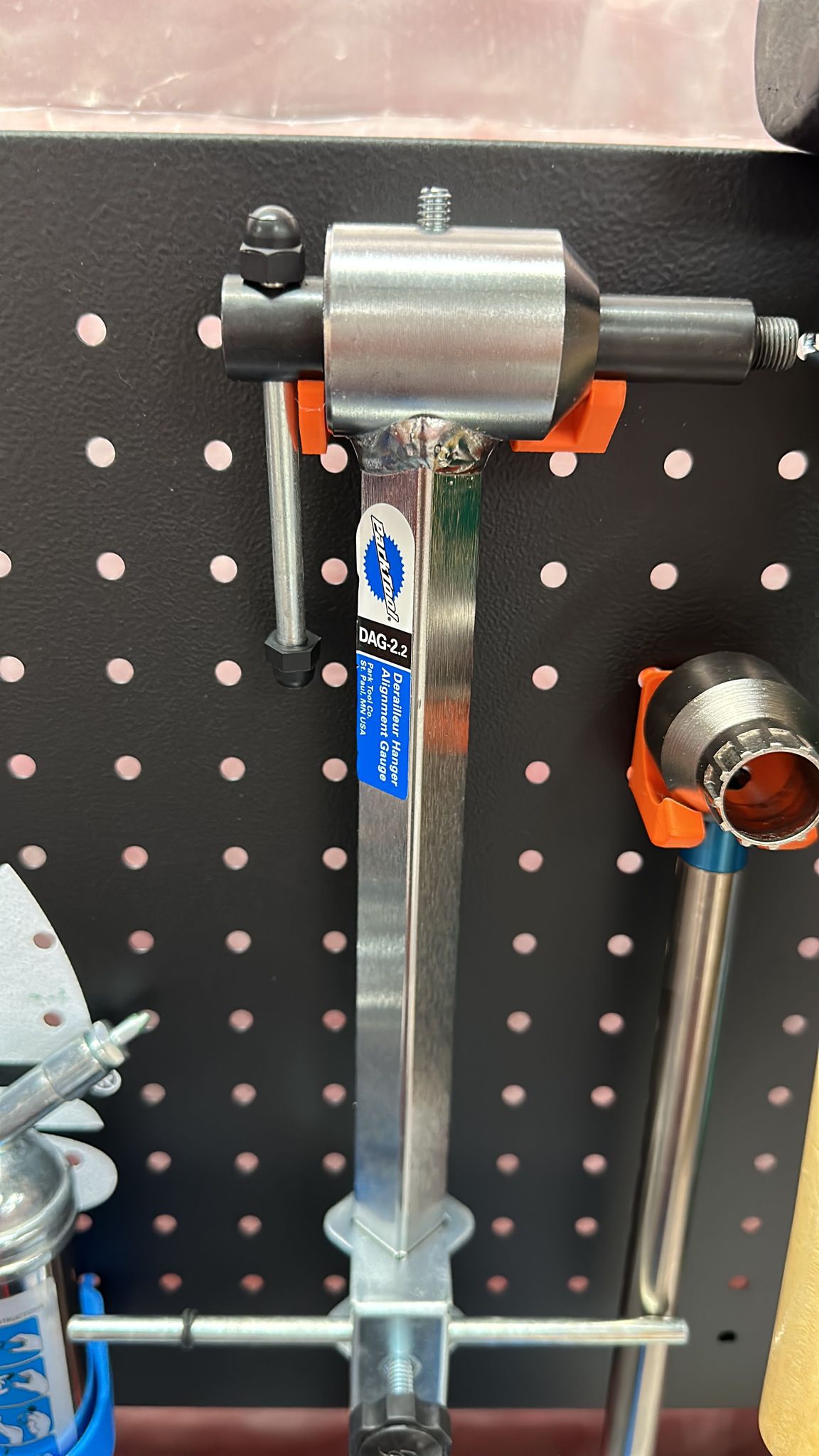 Pegboard hangers for Park Tool DAG derailleur alignment gauges - North ...