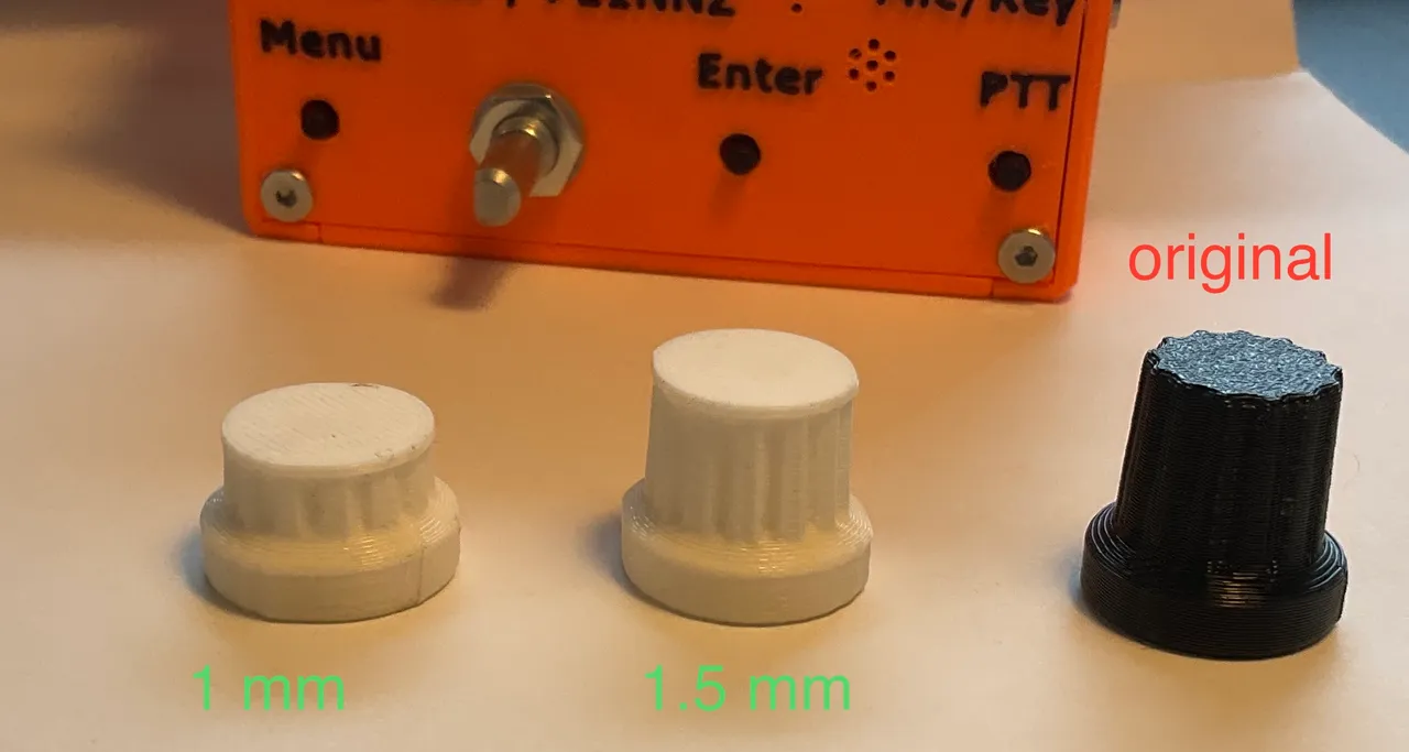 truSDX low profile knobs by DF3LX | Download free STL model | Printables.com
