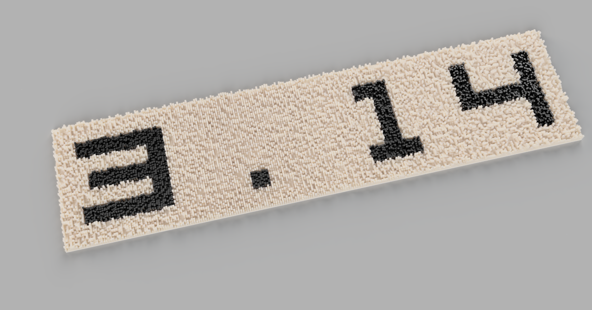 PI pattern tiles by Mendei Árpád | Download free STL model | Printables.com