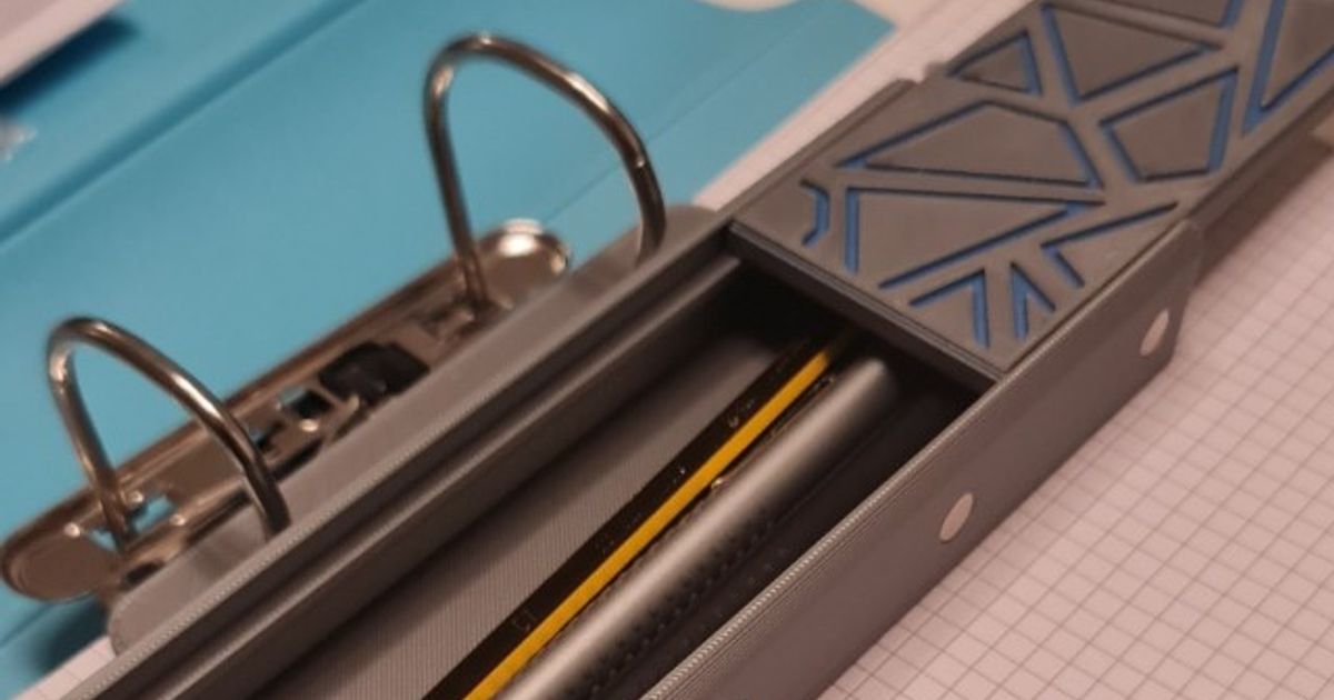 Ring Binder Pencil Organizer by Giovanni | Download free STL model ...