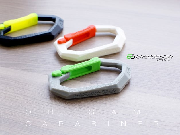 Origami Carabiner by janjjjan | Download free STL model | Printables.com