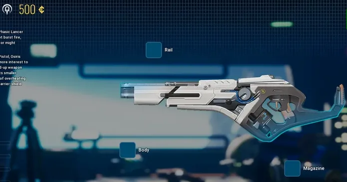 Osiris Phasic Lancer from The Cycle: Frontier by Franky Storms ...